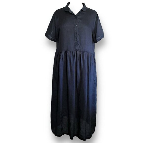 Maz & Hu | Dresses | Maz Hu Womens Midi Dress Sz Medium Large Black ...
